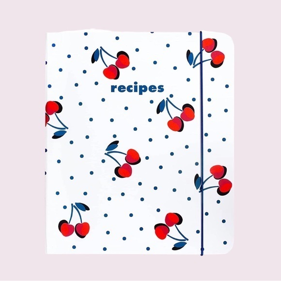 kate spade | Kitchen | Kate Spade New York Recipe Book Vintage Cherry ...